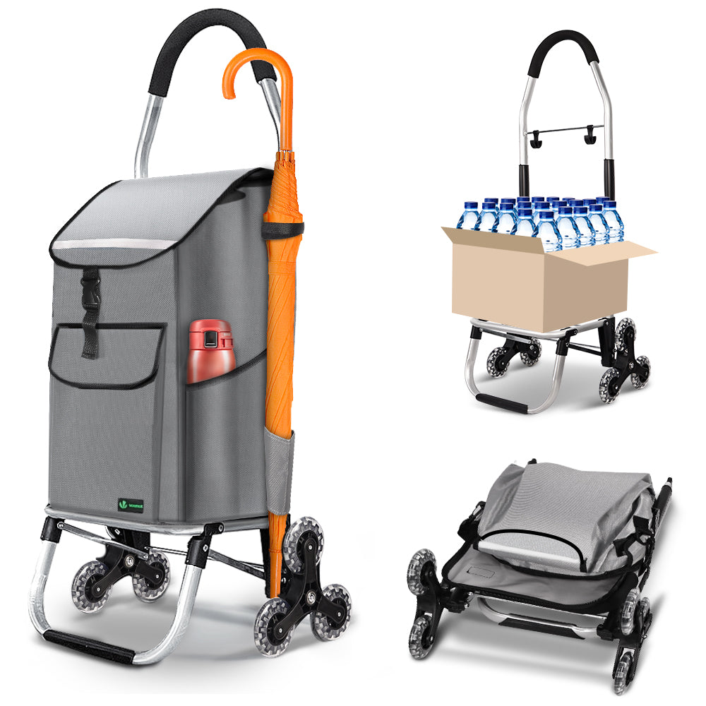 Aluminium Einkaufstrolley Treppensteiger, Trolly Einkaufswagen Klappbar ...